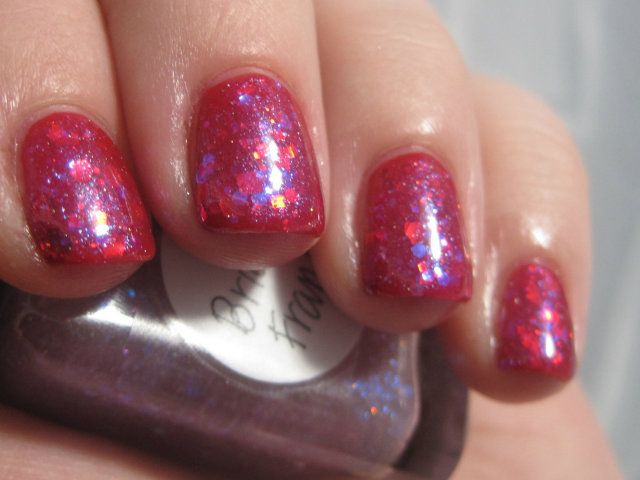 Lavish Layerings: Lynnderella Ruby Red Ruby...plus Bride of Franken?